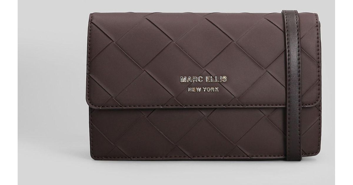 Marc Ellis Bloom Bag Shoulder Bag In Brown Faux Leather | Lyst