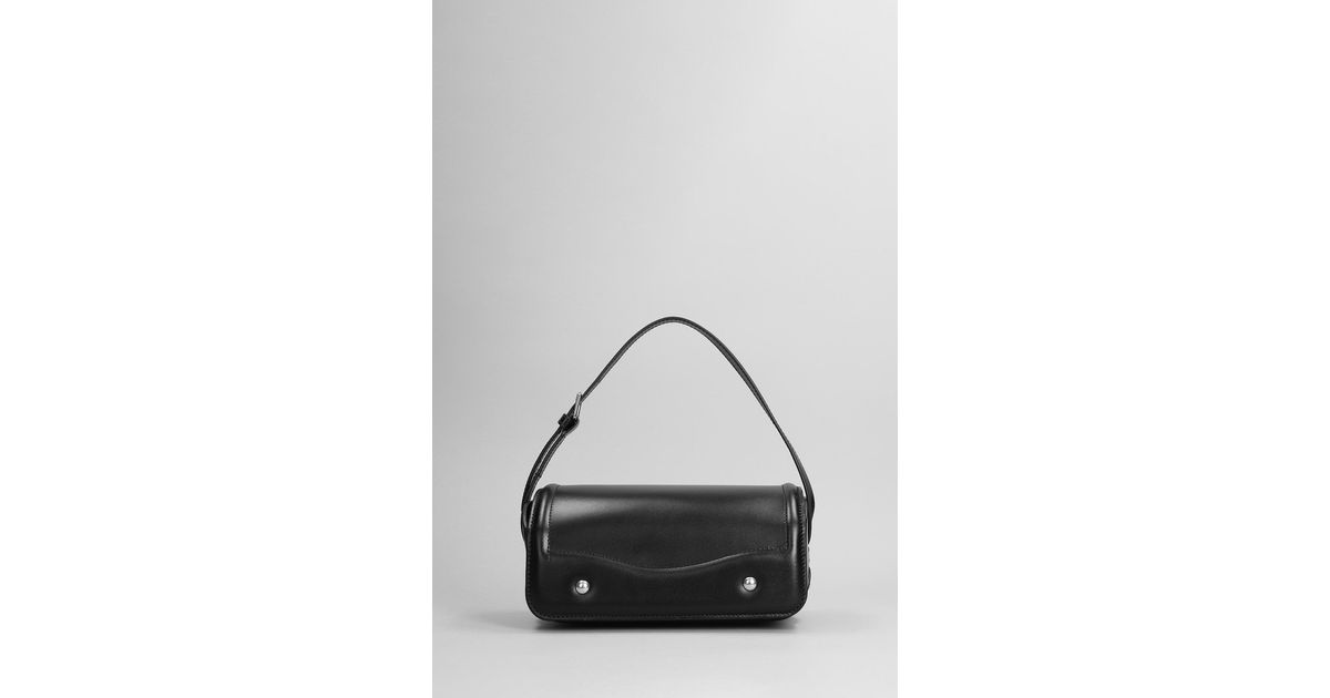 Lemaire Ransel Handbag Shoulder Bag In Black Leather | Lyst