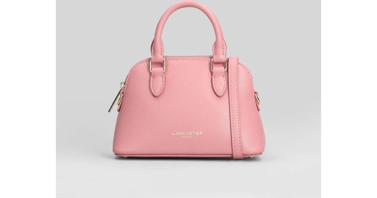 Lancaster Sierra Jia Shoulder Bag In Rose-pink Leather | Lyst