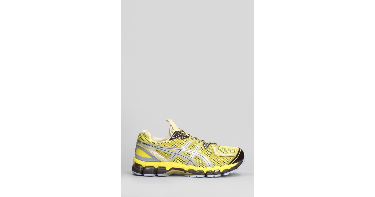 Asics Ub9-s Gel-kayano 20 Sneakers In Yellow Leather And Fabric for Men ...