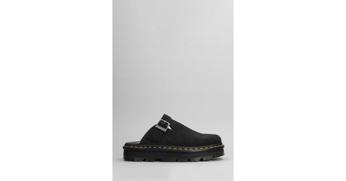 Dr. Martens Zebzag Mule Slipper-Mule in Black for Men | Lyst