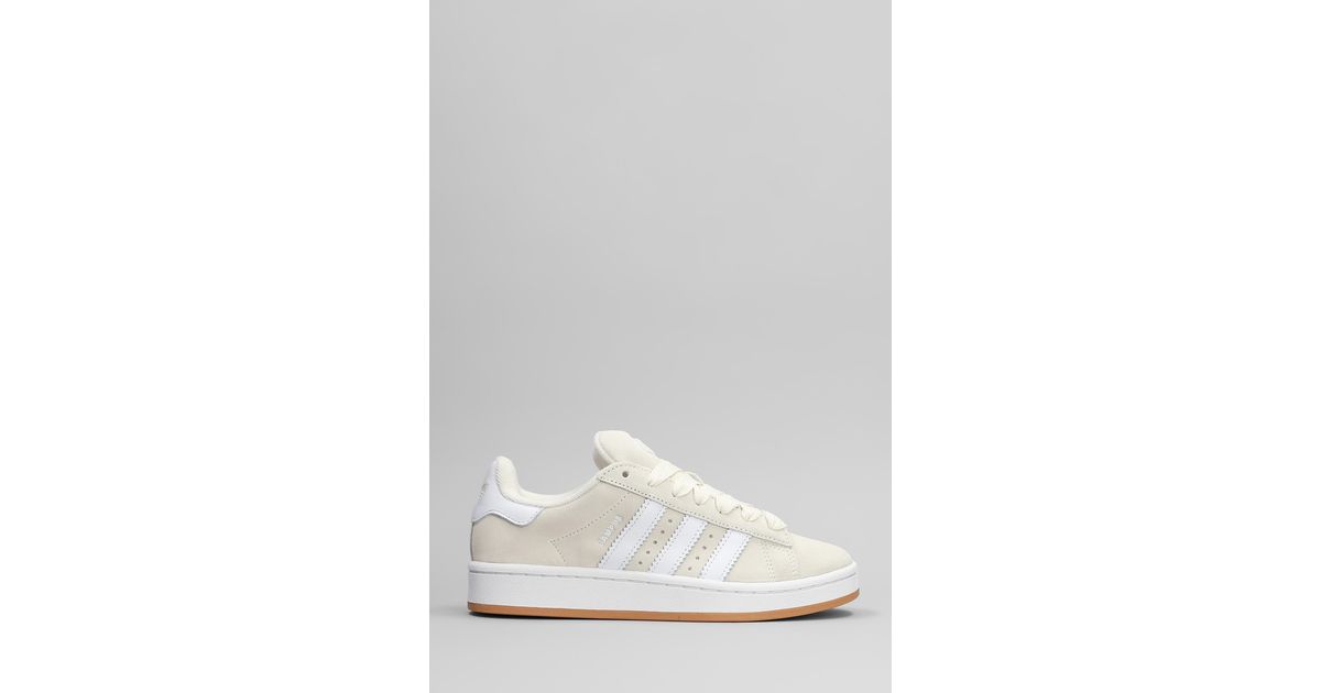 adidas Campus 00s Sneakers In Beige Suede in White | Lyst