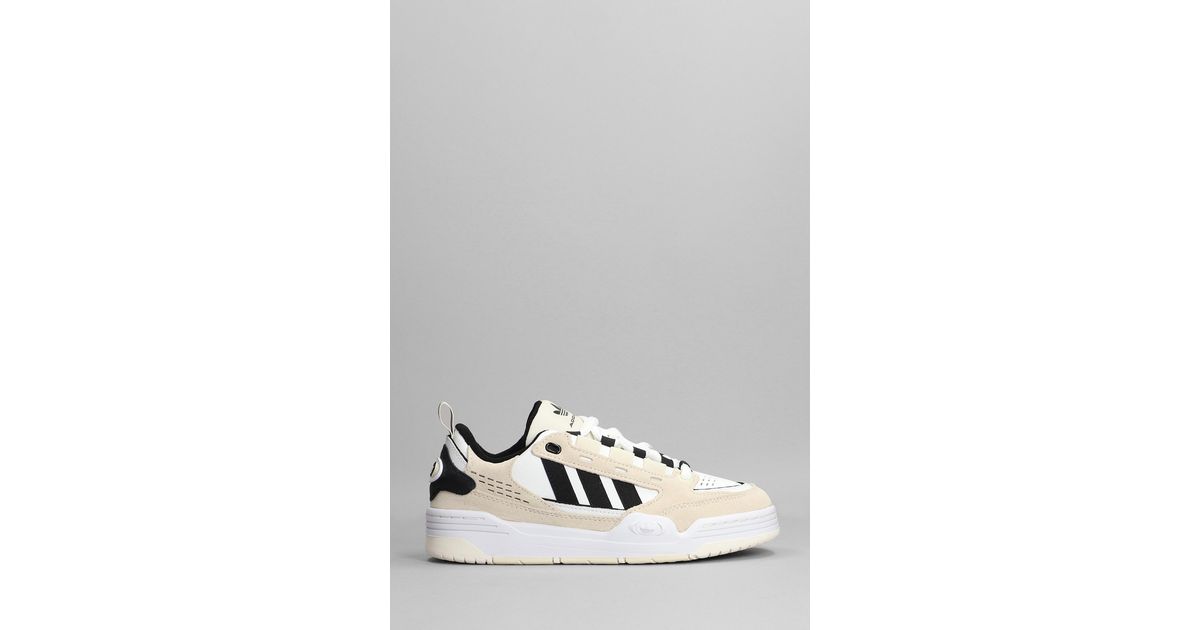 adidas Adi2000 W Sneakers In Beige Suede And Fabric in Natural | Lyst