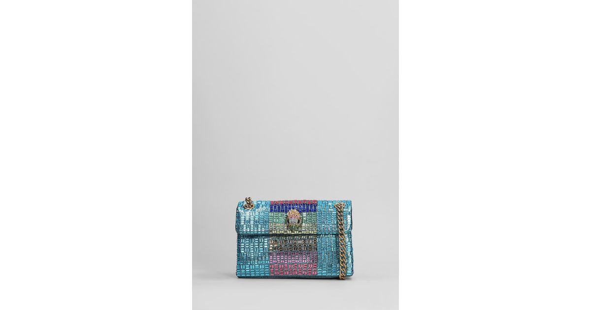 Kurt Geiger Mini Kensington Kurt Shoulder Bag in Blue | Lyst