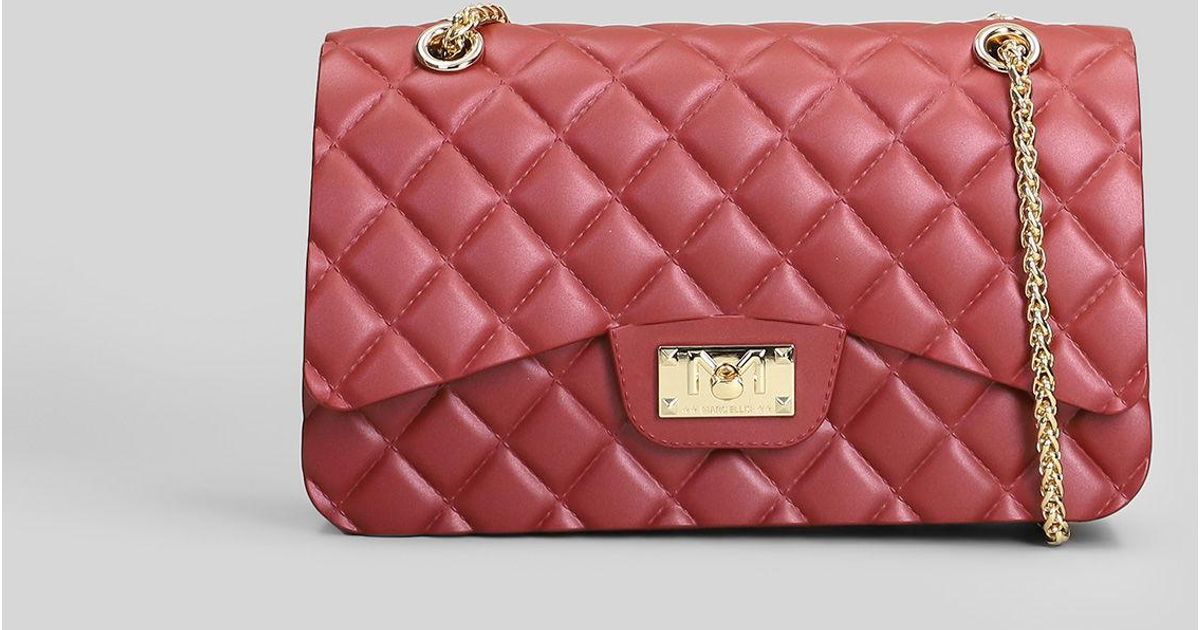 Marc Ellis Flat Falcon S Shoulder Bag In Red Rubber/plasic | Lyst
