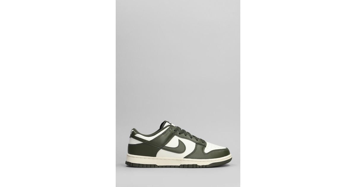 Nike Dunk Low Retro in Green for Men | Lyst