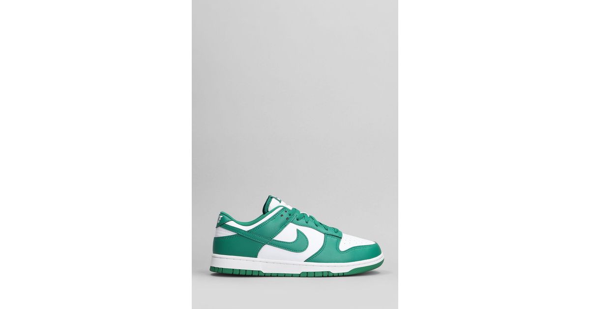 Nike Dunk Low Retro in Green for Men | Lyst