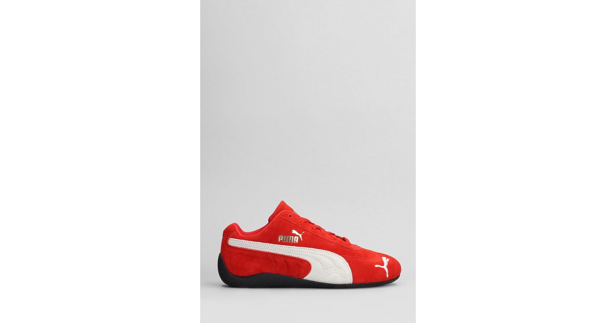 PUMA Speedcat Og Sneakers In Red Suede | Lyst