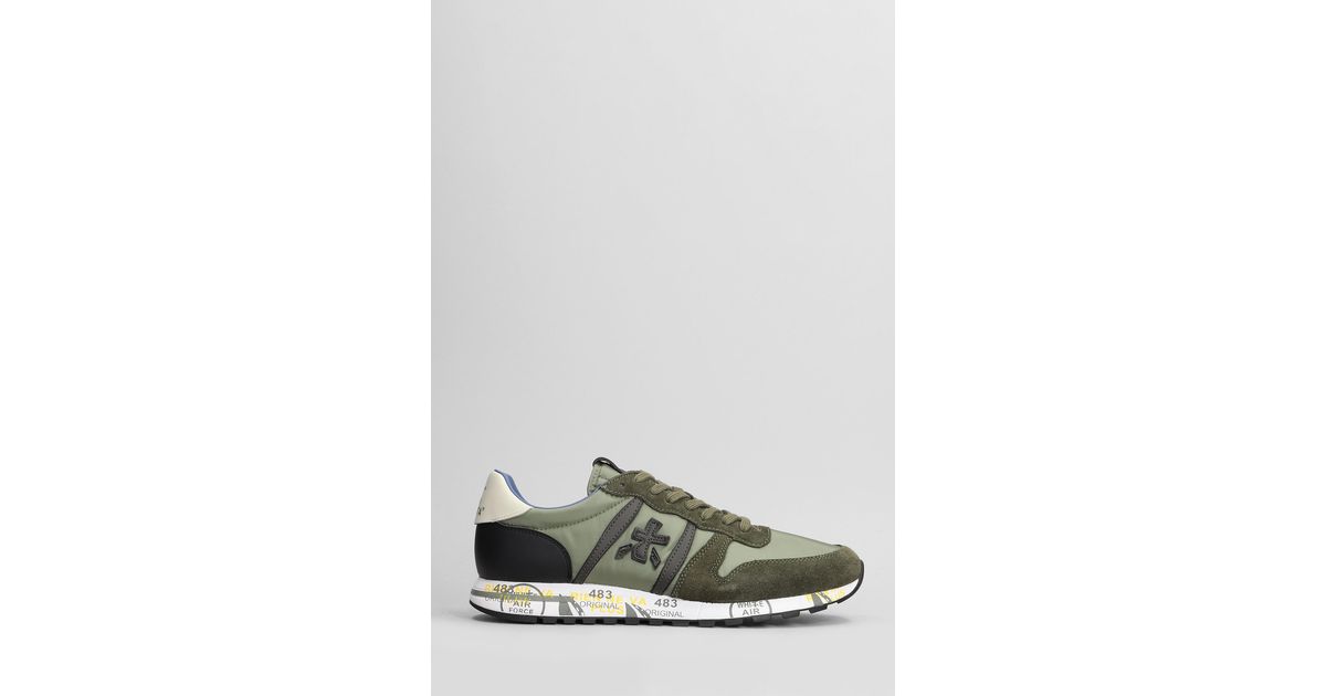 Premiata Eric Sneakers in Green for Men | Lyst