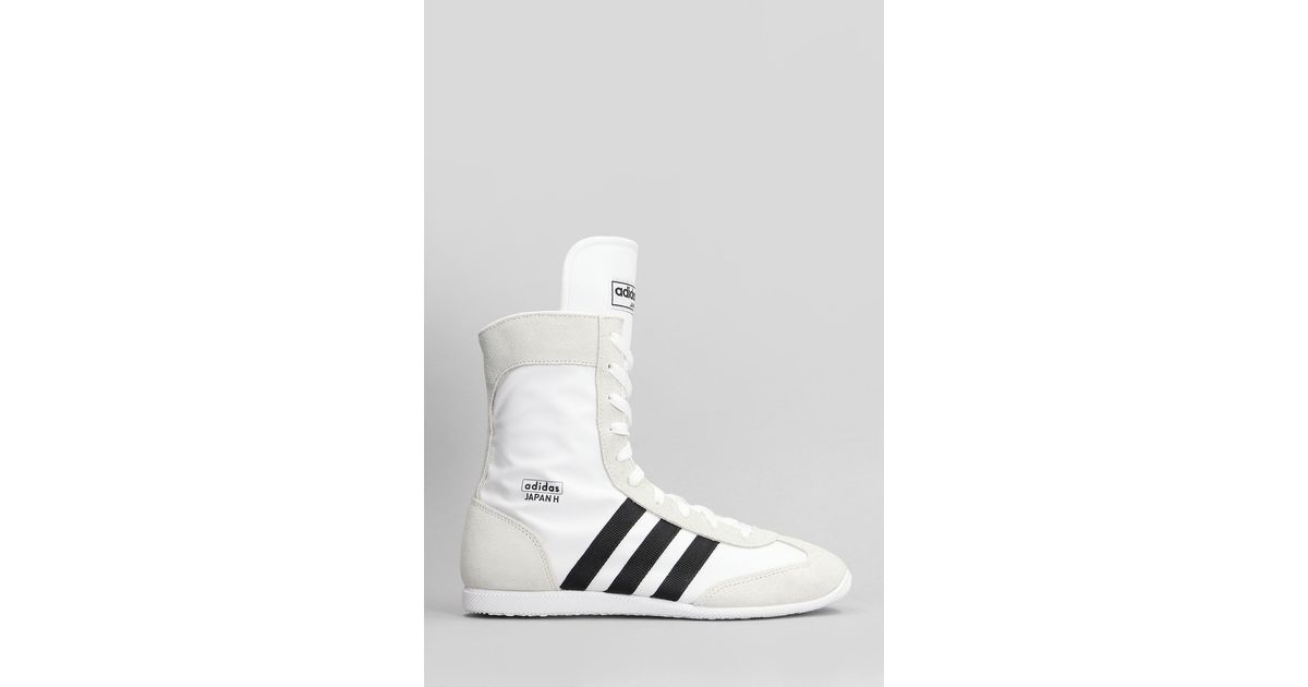 adidas Japan H Sneakers In White Suede And Fabric | Lyst