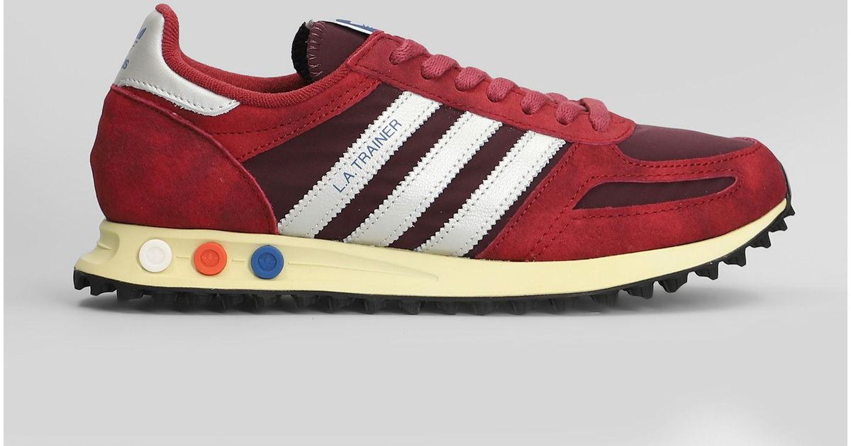 adidas La Trainer Og Sneakers in Red for Men | Lyst