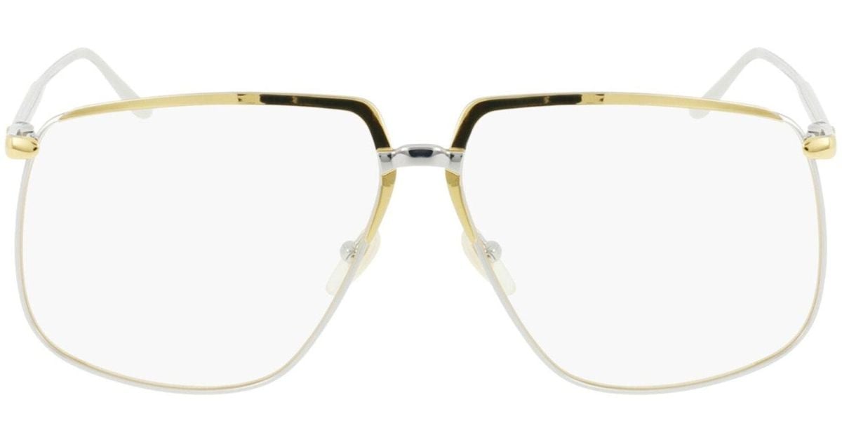 Gucci Velvet Square Frame Metal Sunglasses Gg0365s Lyst