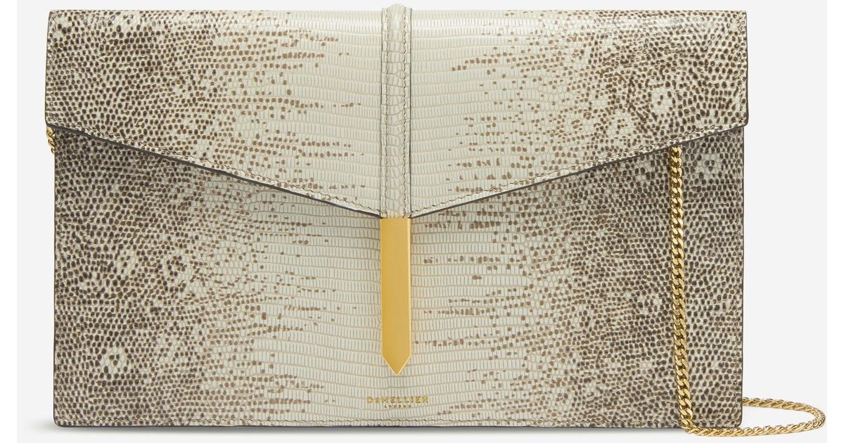 DeMellier The Tokyo Clutch in Metallic | Lyst UK