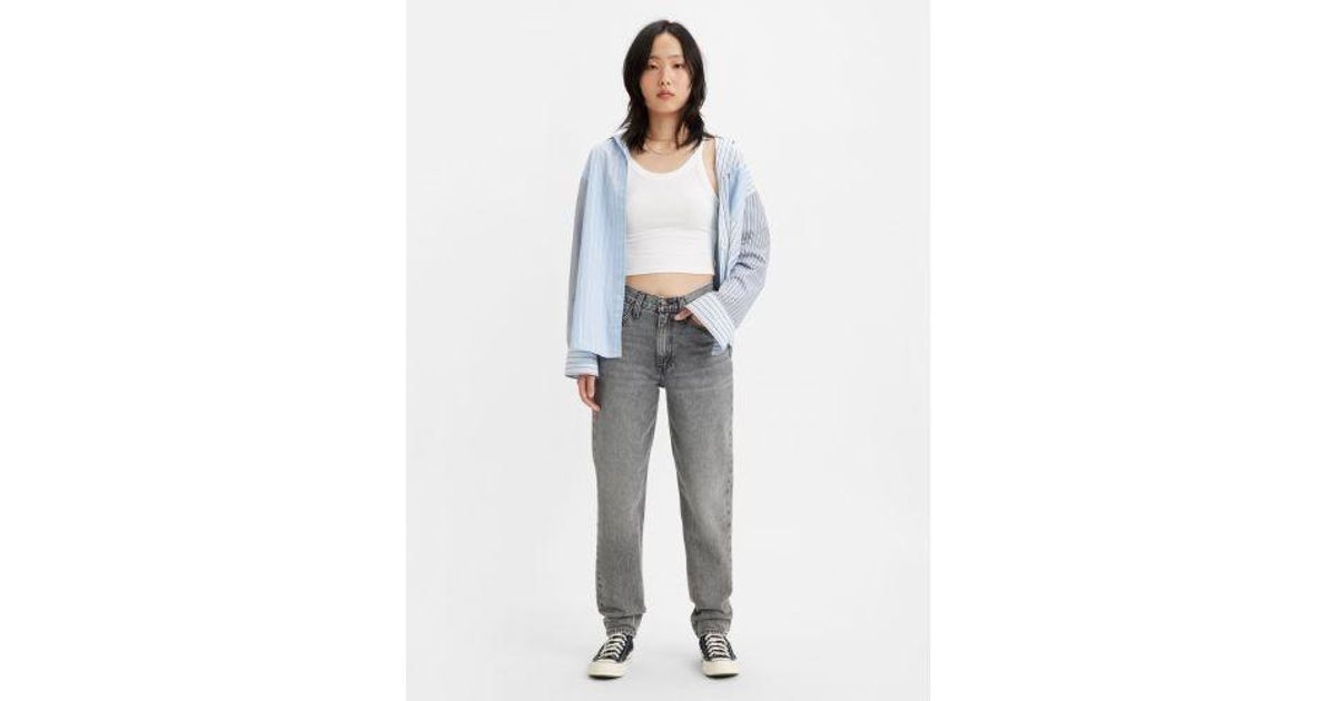 Levi's What Once Was 80S Mom Jean in Grey | Lyst UK