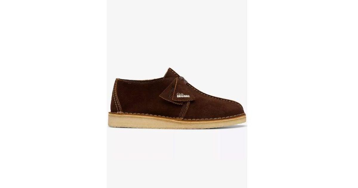 Clarks Chestnut Suede Desert Trek Shoe in Brown for Men | Lyst UK