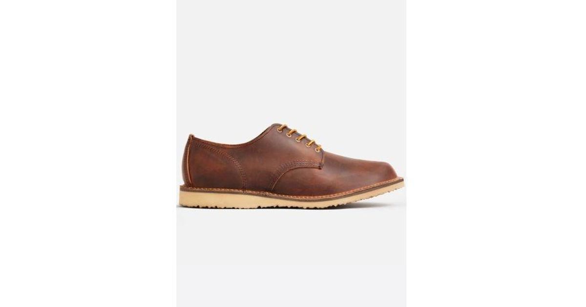 Red Wing Copper Rough & Tough Weekender Oxford Boot in Brown for Men ...