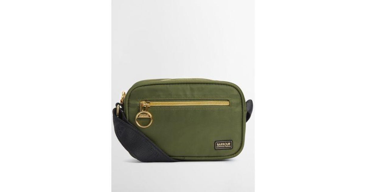 Barbour Empire Qualify Micro Crossbody Bag in Green | Lyst UK