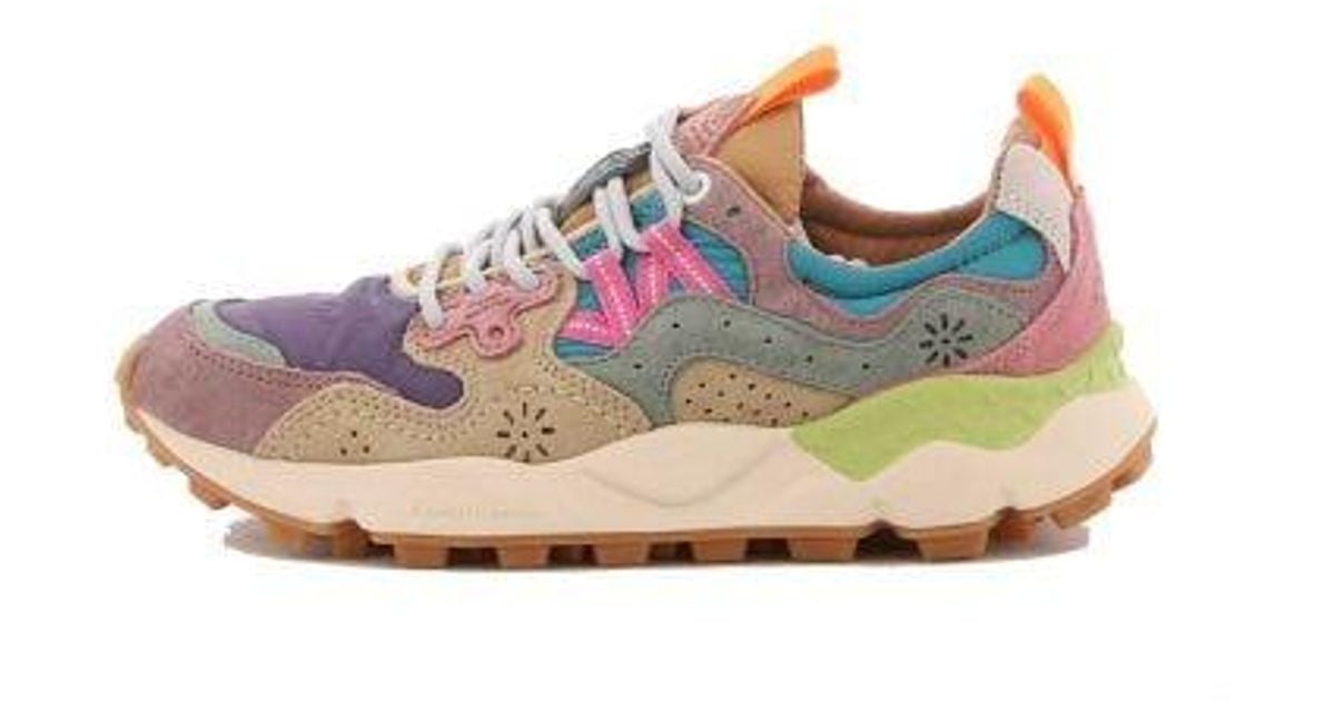 Flower Mountain Rose Yamano 3 Trainer in Pink | Lyst UK