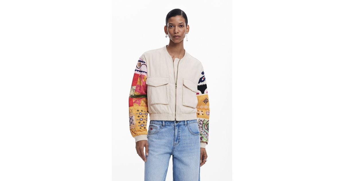 Desigual Austin Jacket in Blue | Lyst