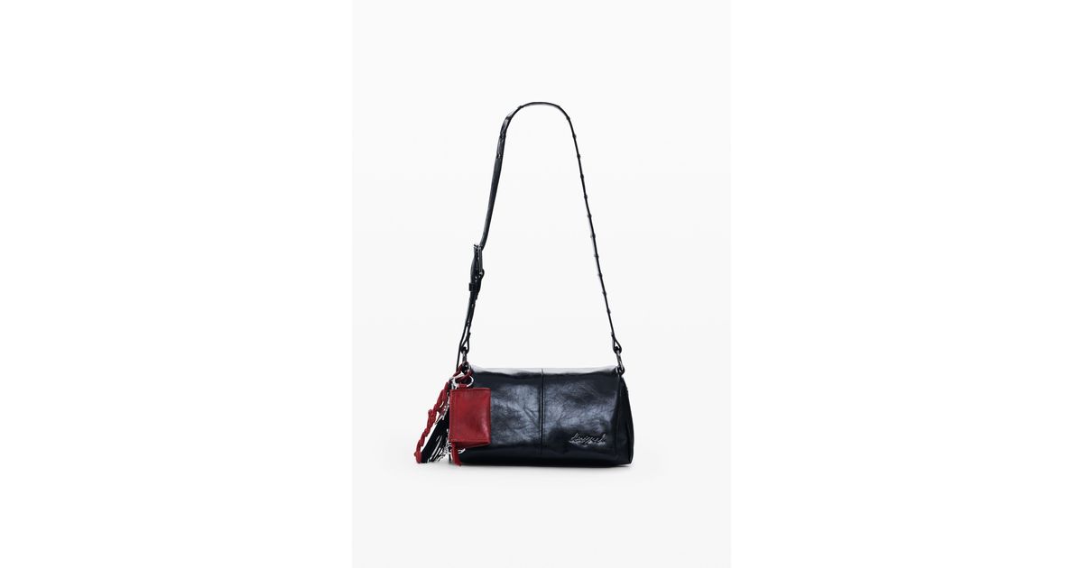 Desigual Small Shiny Crossbody Bag in White | Lyst