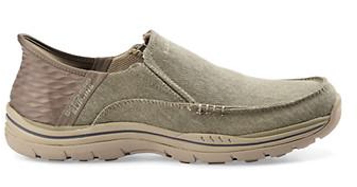 Skechers Big & Tall Cayson Mt Canvas Slip-Ins in Brown for Men | Lyst