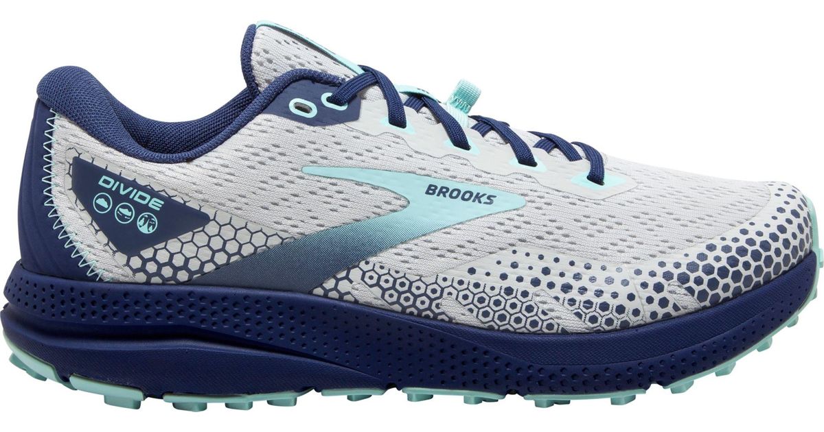 Brooks Rubber Divide 3 Trail Running Shoes in White/Blue (Blue) | Lyst Brooks Rubber Divide 3 Trail Running Shoes in White/Blue (Blue) | Lyst