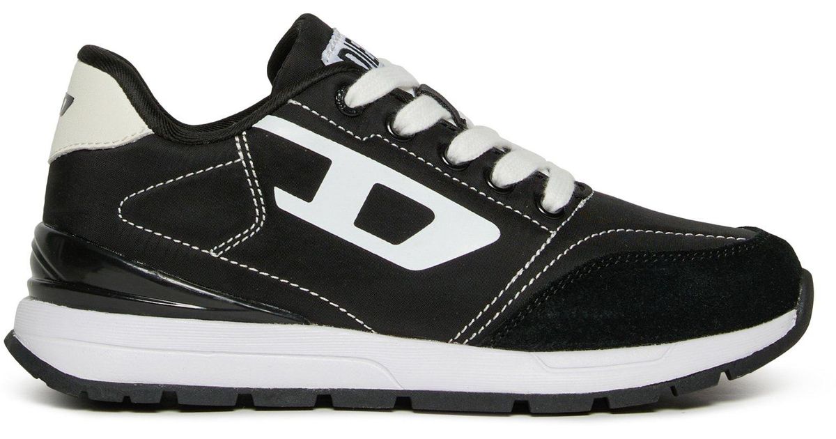 DIESEL S-Tame-D Running Nylon Sneakers in Black | Lyst UK