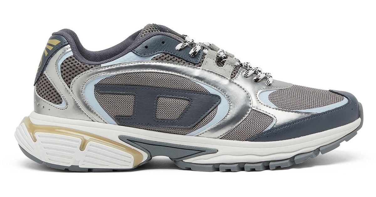 DIESEL S-Pro-V-Dense-Metallic Sneakers in Grey for Men | Lyst UK