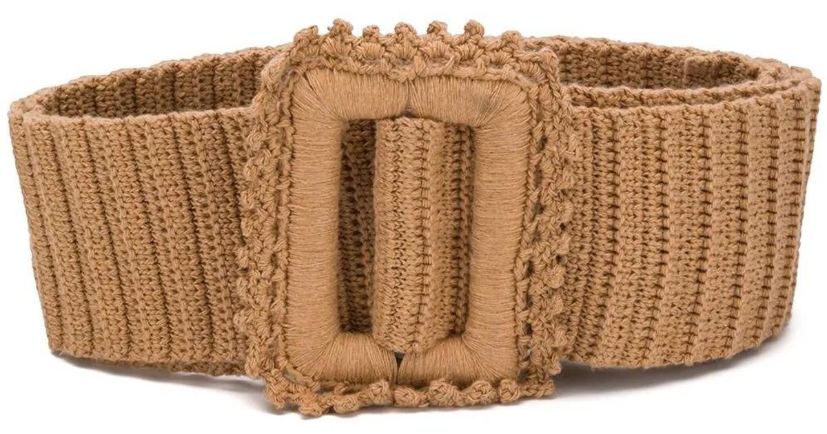 MSGM Cotton Crochet Belt in Beige (Natural) for Men - Lyst