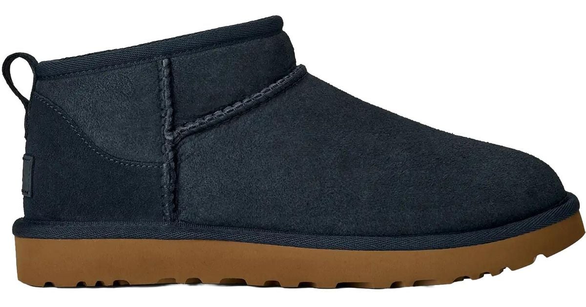 UGG Stivaletto Donna Classic Ultra Mini Dark in Blue | Lyst UK