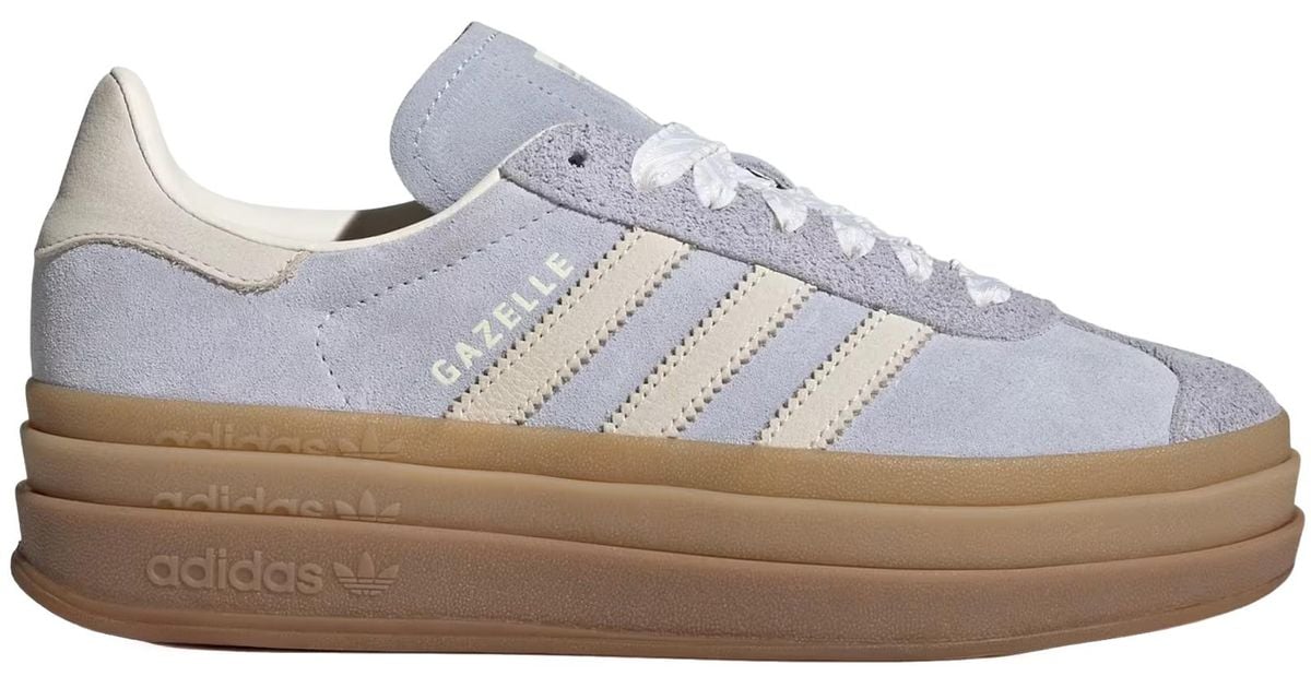 adidas Sneakers Gazelle Bold Crystal Sky in White | Lyst UK