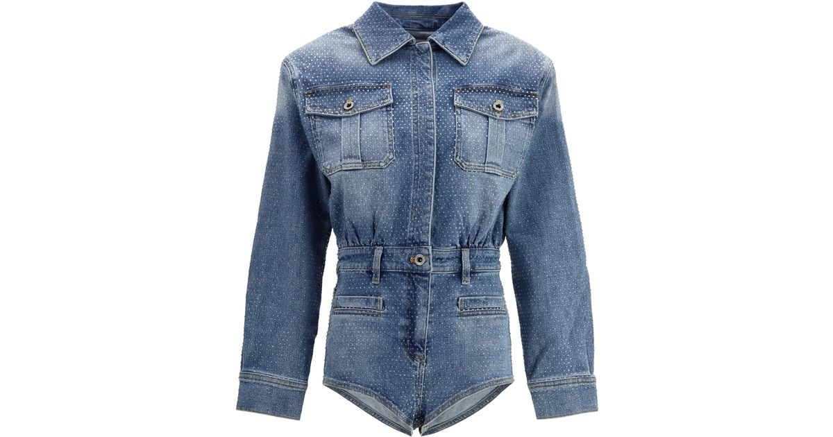 Self-Portrait Tutina in Blue | Lyst UK