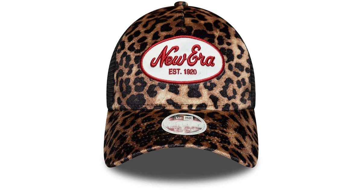 KTZ Cappellino Trucker Leopard 9Forty Light for Men | Lyst