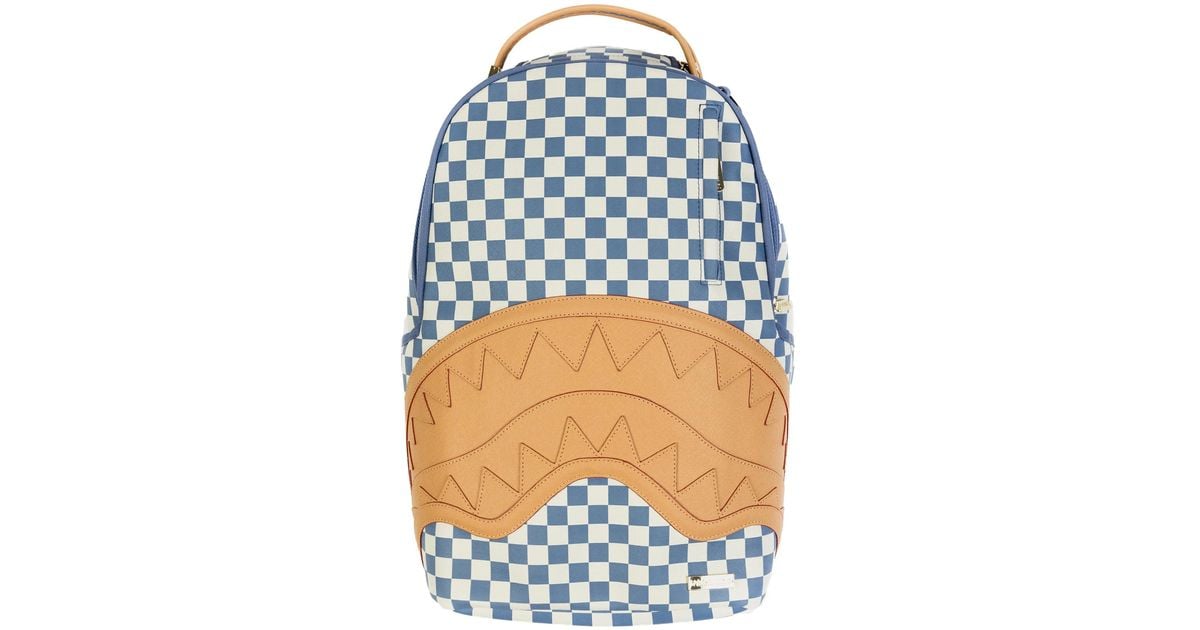 Sprayground Zaino Letter Checker in Blue for Men | Lyst