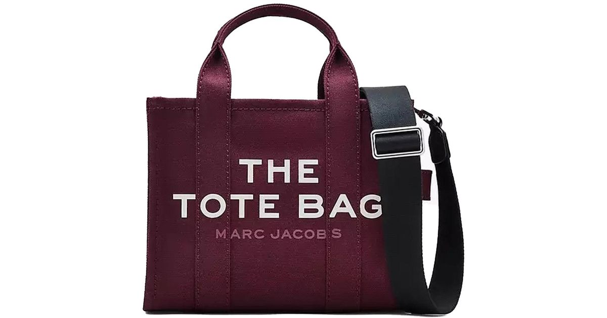 Marc Jacobs Borsa A Mano The Canvas Small Tote Bag Dark Plum in Purple ...