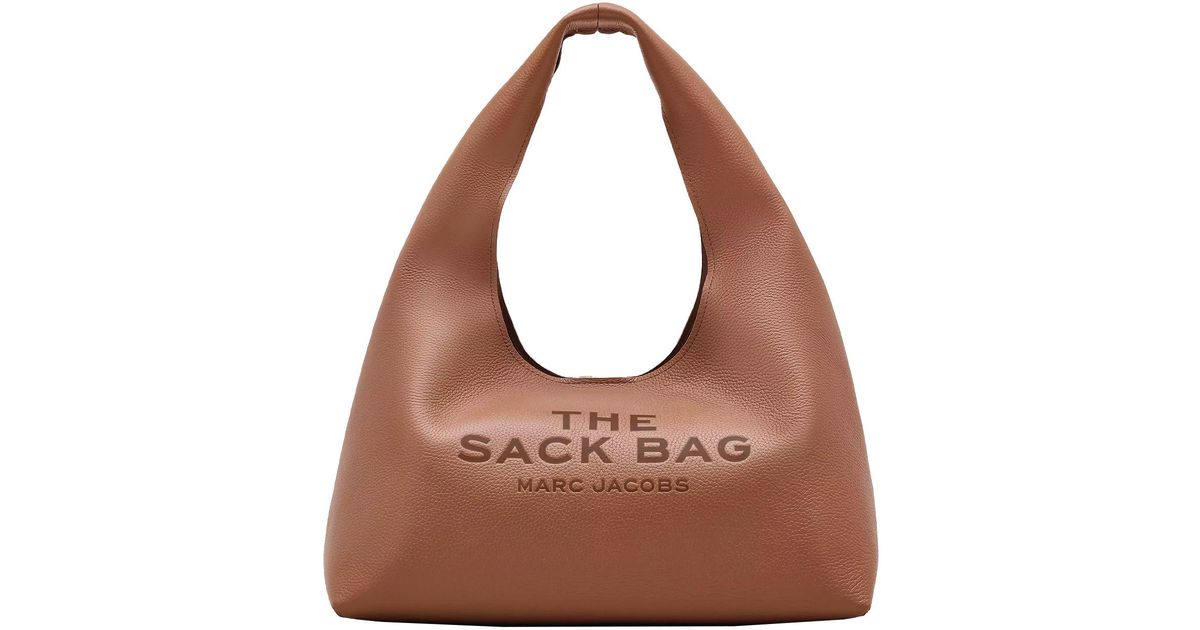 Marc Jacobs Borsa A Mano The Sack Bag Argan Oil in Brown | Lyst