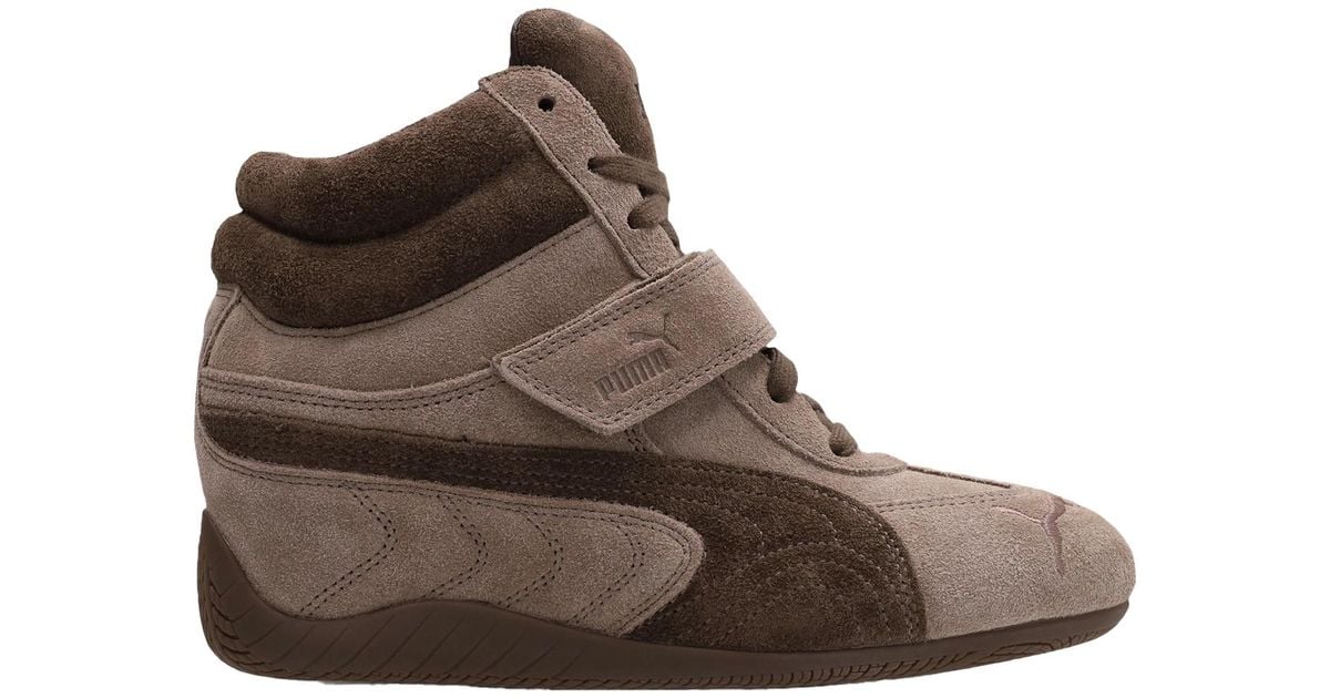 PUMA Sneakers W Speedcat Wedge Taupe Chocolate in Brown | Lyst UK