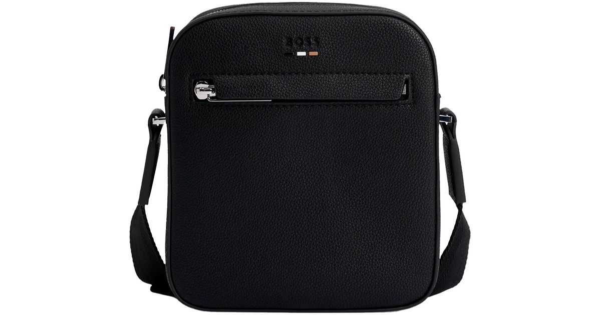 BOSS Reporter Bag Con Logo in Black for Men | Lyst