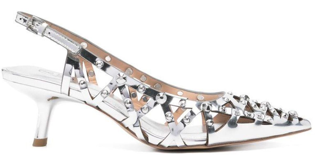 Ash Bizarre Slingback in White | Lyst