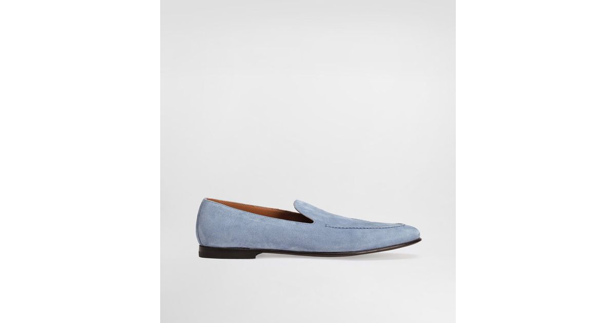 Dolce & Gabbana Split Suede Shoes in Blue for Men | Lyst