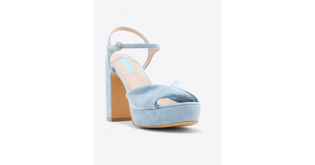 Draper James Paloma Platform In Light Blue | Lyst