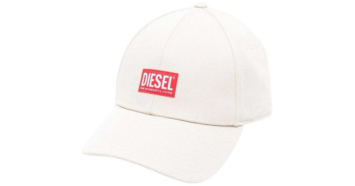 DIESEL Adult Patch Logo Baseball Cap in Pink | Lyst UK