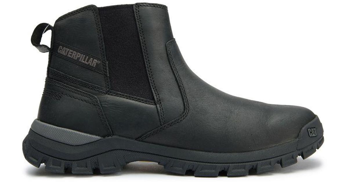Caterpillar Threshold Chelsea Boots in Black for Men | Lyst UK
