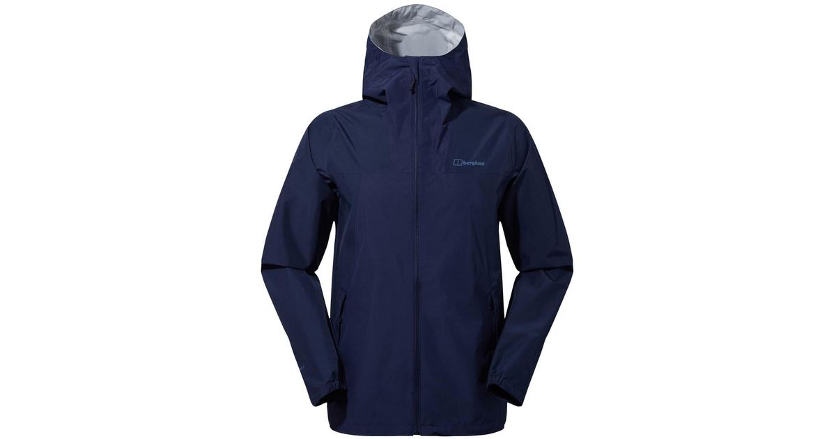 Berghaus Deluge Pro 3.0 Waterproof Jacket (Dark) in Blue for Men | Lyst UK
