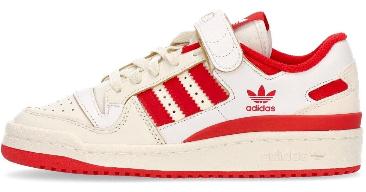 adidas Forum 84 Low W Off/Vivid/Cloud Shoe in Red | Lyst