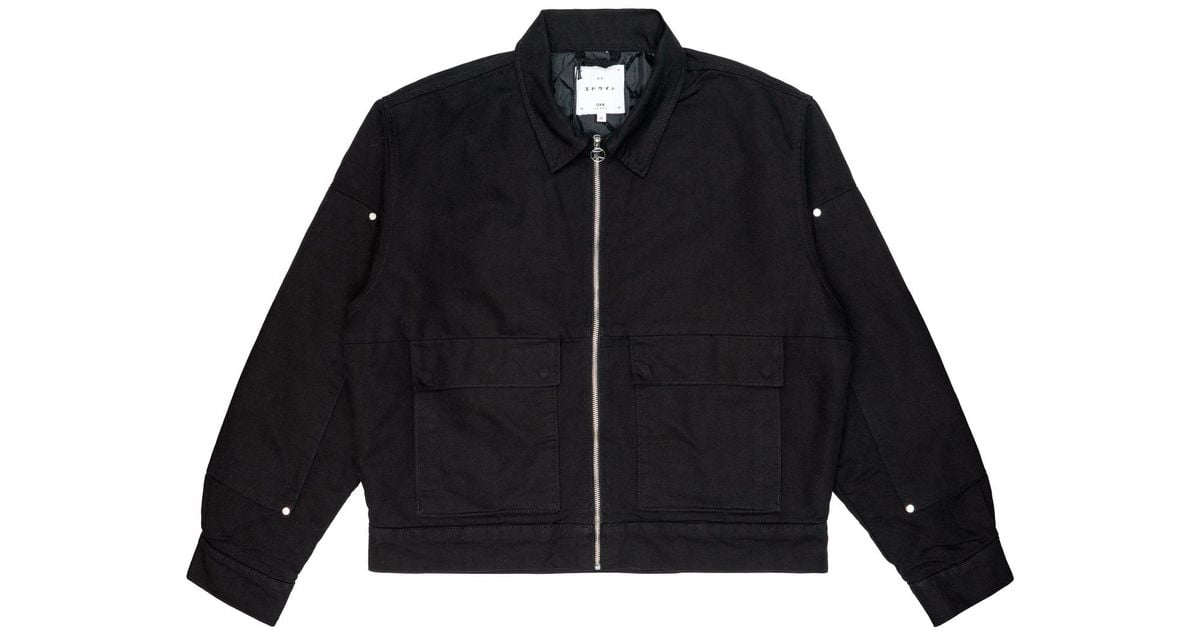 Edwin Jacket Dogma Work Jacket in Black for Men | Lyst