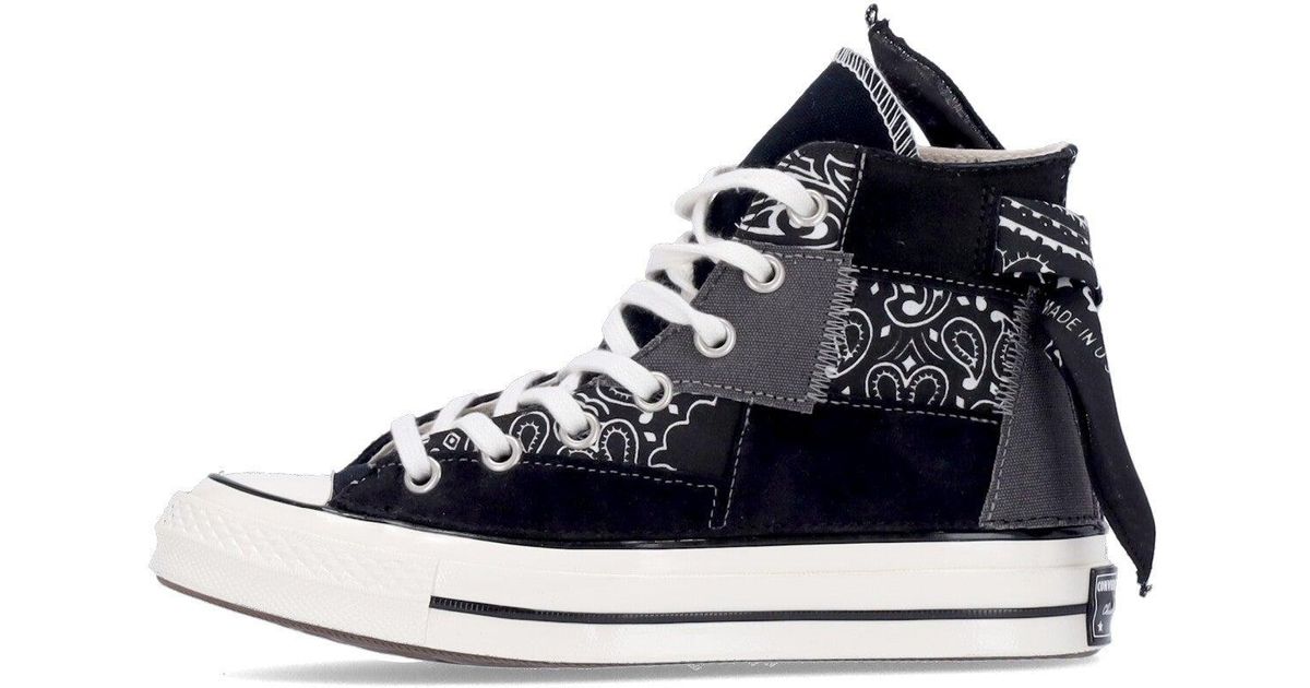 Converse Chuck 70 Canvas Ltd Paisley Patchwork High Shoe in Blue for ...