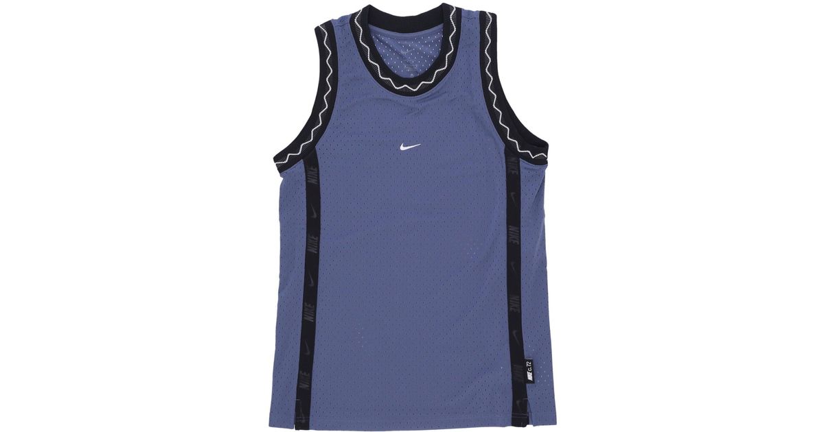 Nike Basketball Type Premium Basketball Jersey in Blue for Men | Lyst