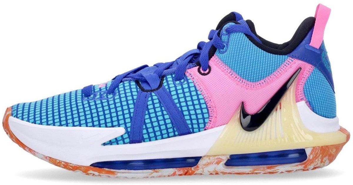 Nike Lebron Witness Vii Hyper Royal// Lightning/ Basketball Shoe in ...