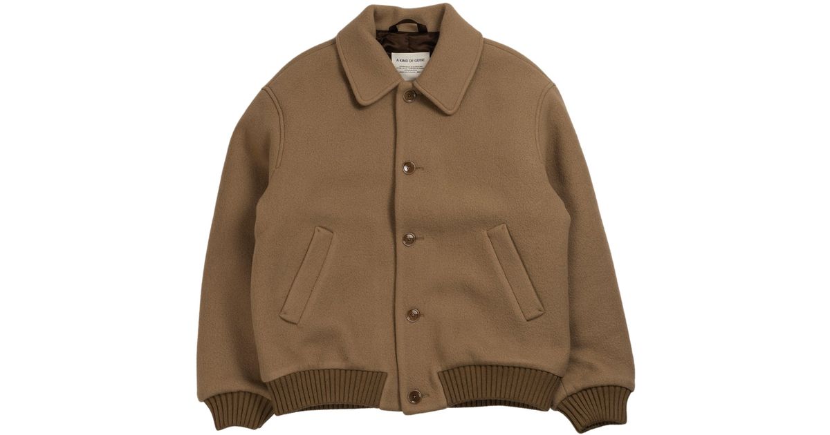 A Kind Of Guise Bombon Bomber Jacket in Brown for Men | Lyst